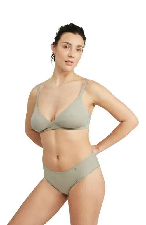 NUDEA The Stretch Easy Does It Bralette - Sage Green