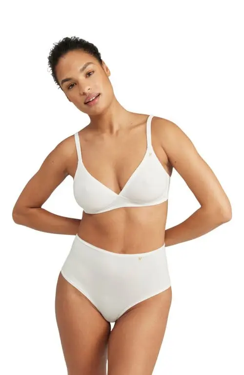 NUDEA The Stretch Easy Does It Bralette - White