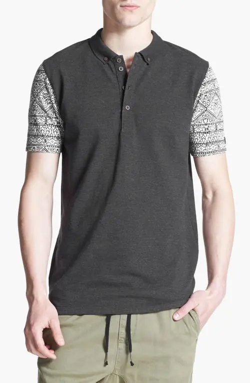 Zanerobe Vinny' Print Sleeve Polo