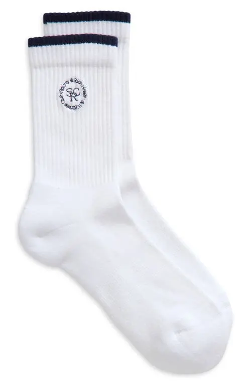 Sporty & Rich Health & Wellness Club Crew Socks
