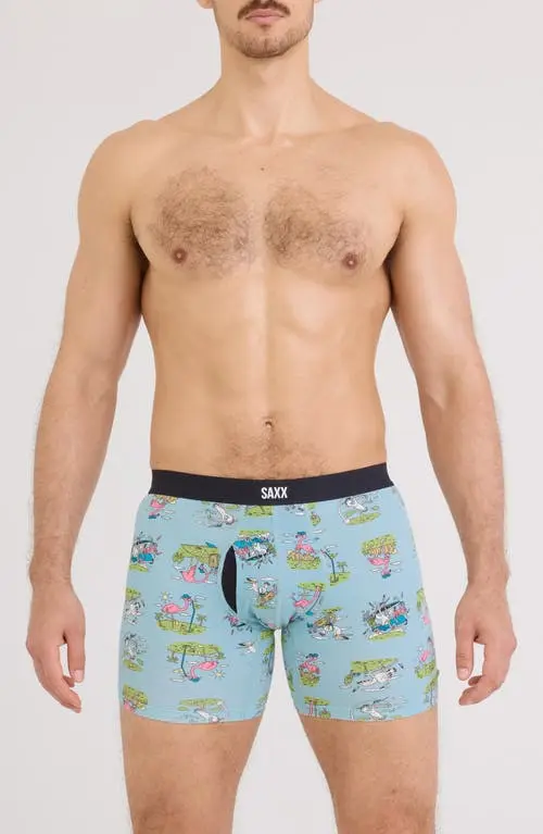 SAXX Vibe Xtra Soft Comfort Boxer Briefs - Birdie-blue Tide
