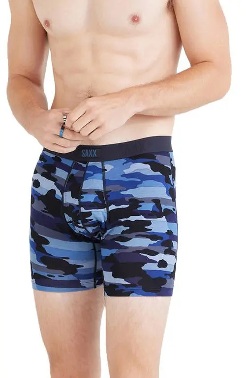 SAXX Vibe Xtra Soft Comfort Boxer Briefs - Cloudbank Camo-navy