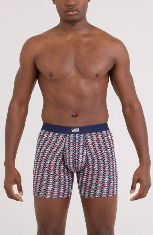 SAXX Vibe Xtra Soft Comfort Boxer Briefs - Martini Geo-multi