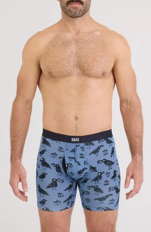 SAXX Vibe Xtra Soft Comfort Boxer Briefs - Protect The Nuts-blue Horizon