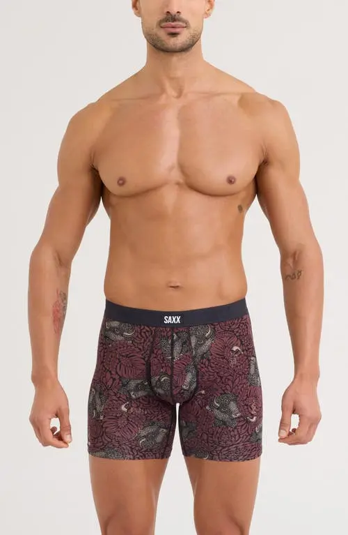 SAXX Vibe Xtra Soft Comfort Boxer Briefs - Smoking Jacket
