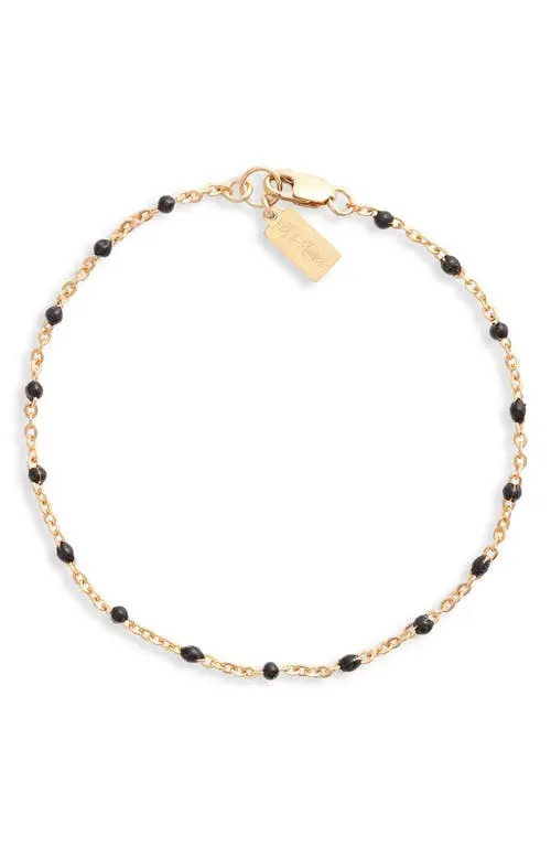 SET & STONES Kaz Bracelet - Gold/black