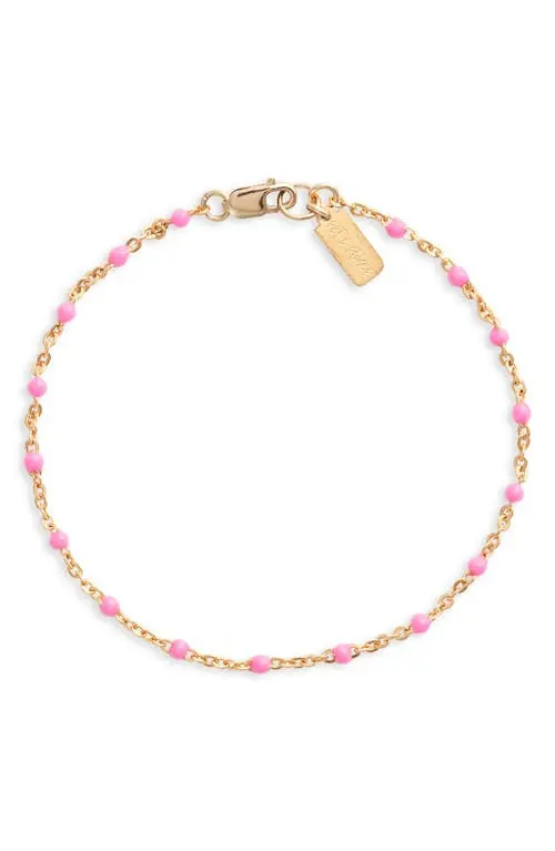 SET & STONES Kaz Bracelet - Gold/pink