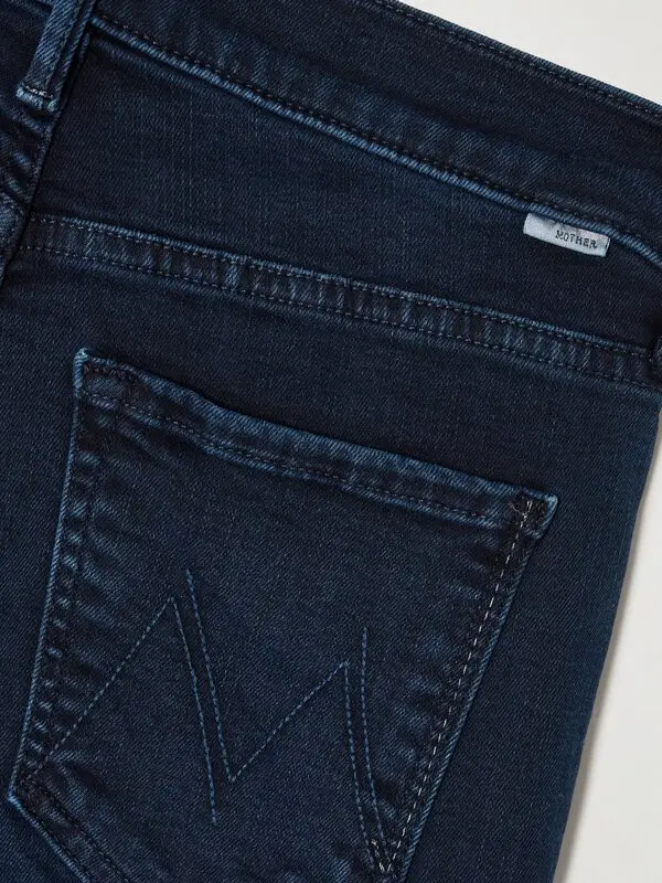MOTHER The Dazzler Ankle Mid-rise Slim-leg Jeans