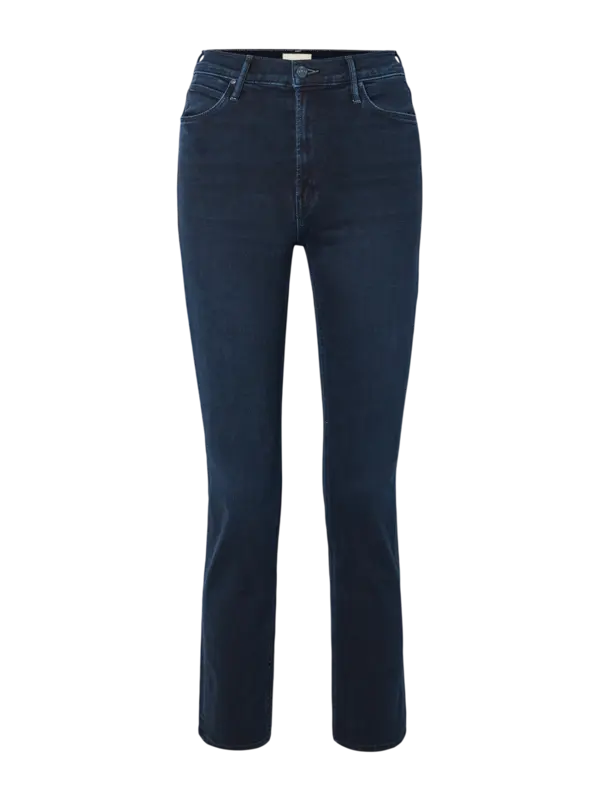 MOTHER The Dazzler Ankle Mid-rise Slim-leg Jeans - Blue