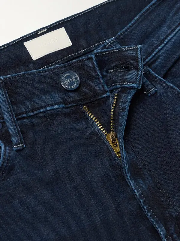MOTHER The Dazzler Ankle Mid-rise Slim-leg Jeans