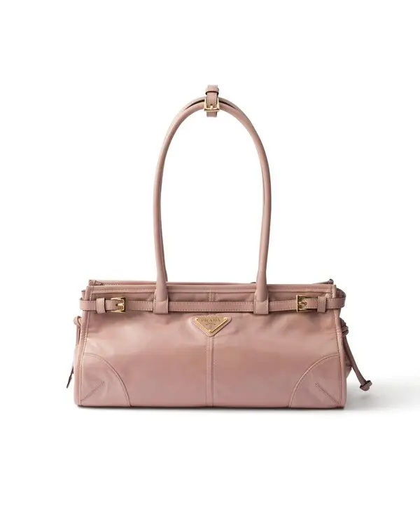 Prada Medium Leather Handbag - Pink