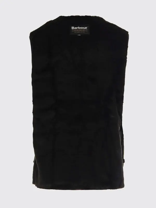 Barbour Acrylic Fleece Utility Waistcoat - Black