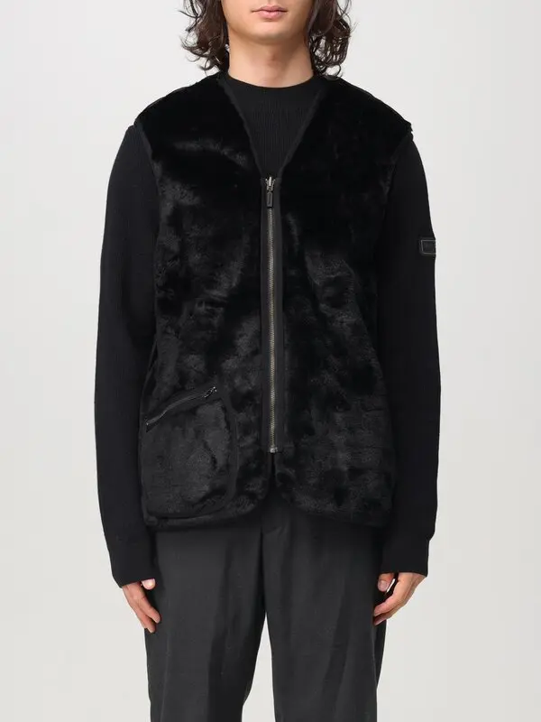 Barbour Faux Fur Vest - Black