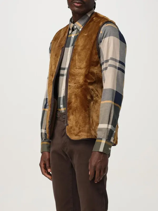 Barbour Faux Fur Vest - Brown