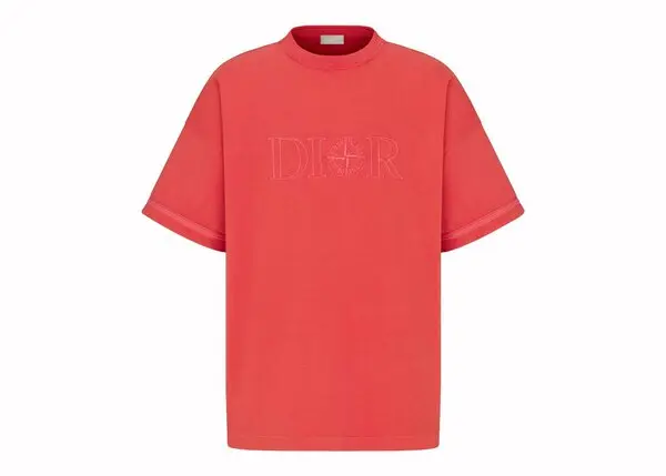 Dior X Stone Island Oversized T-shirt - Red