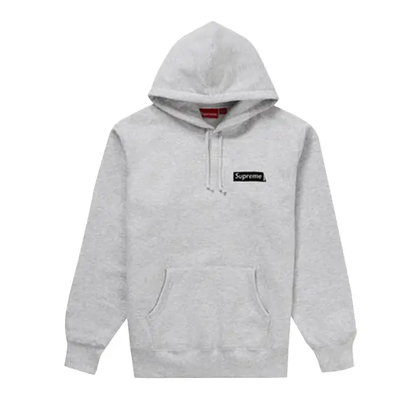 Supreme Stop Crying Hooded Sweatshirt - Grey