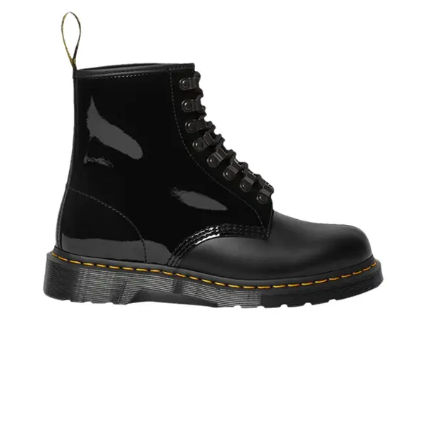 Dr. Martens Pleasures X 1460 Smooth Patent Lamper - Black
