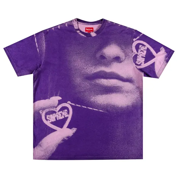 Supreme Kim Necklace Short-sleeve Top - Purple