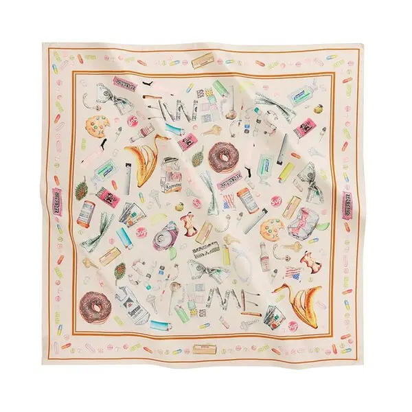 Supreme Trash Silk Scarf - Multicolor
