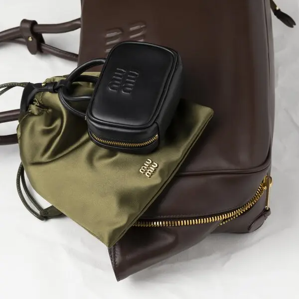 Miu Miu Beau Leather Micro Bag