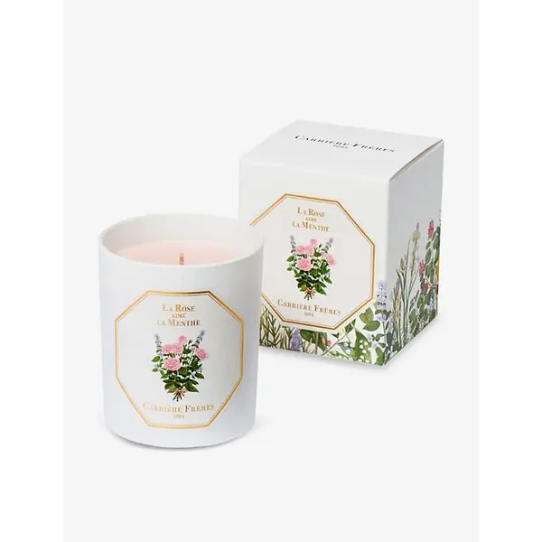 CARRIERE FRERES La Rose Aime Scented Vegetable-wax Candle - One-color