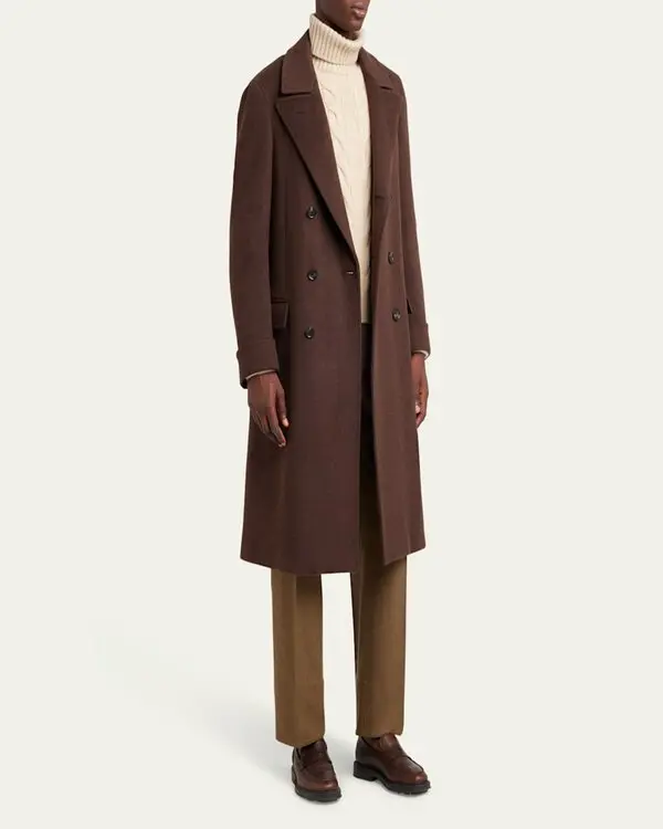 Loro Piana Double-breasted Cashmere Coat