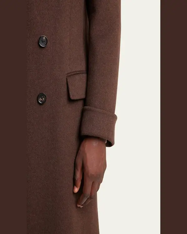 Loro Piana Double-breasted Cashmere Coat