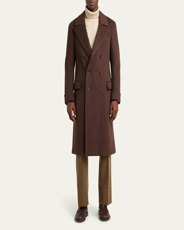 Loro Piana Double-breasted Cashmere Coat