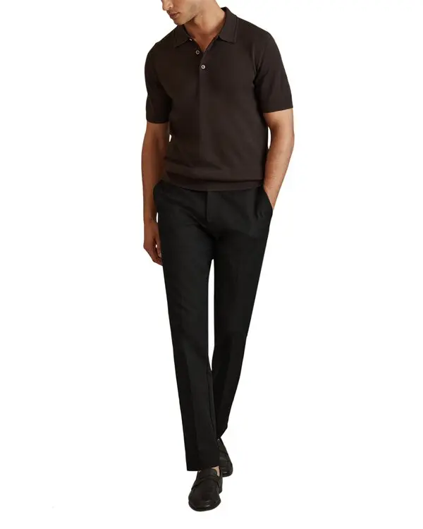 REISS Manor Slim Fit Polo Sweater