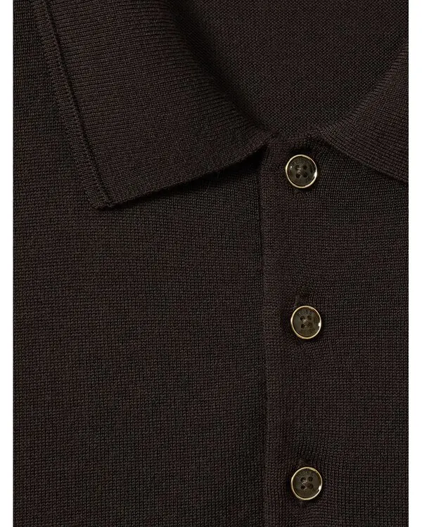 REISS Manor Slim Fit Polo Sweater