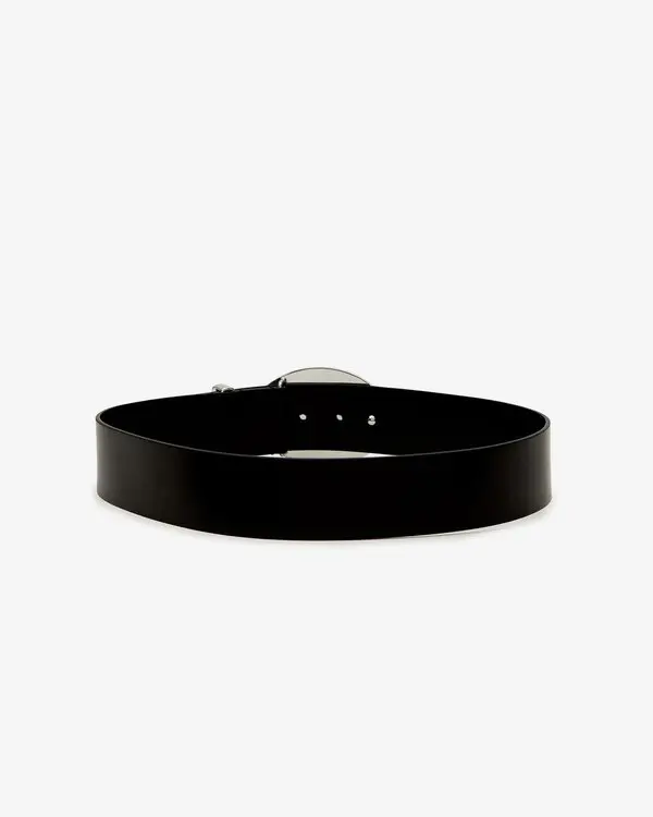 Isabel Marant Leonie Belt - Black/palladium