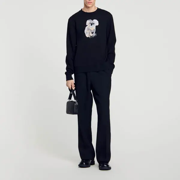 Sandro Wild Animals Fleece Sweatshirt