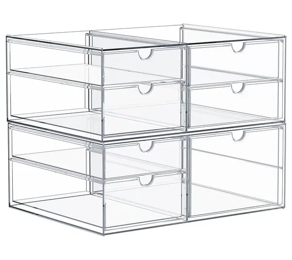 SORBUS 7-drawer Acrylic Organizer For Makeup - One-color