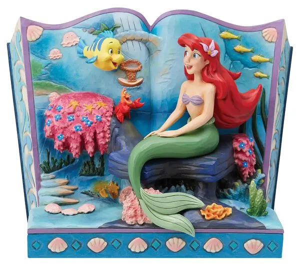 JIM SHORE Disney Traditions The Little Mermaid Storybook - One-color