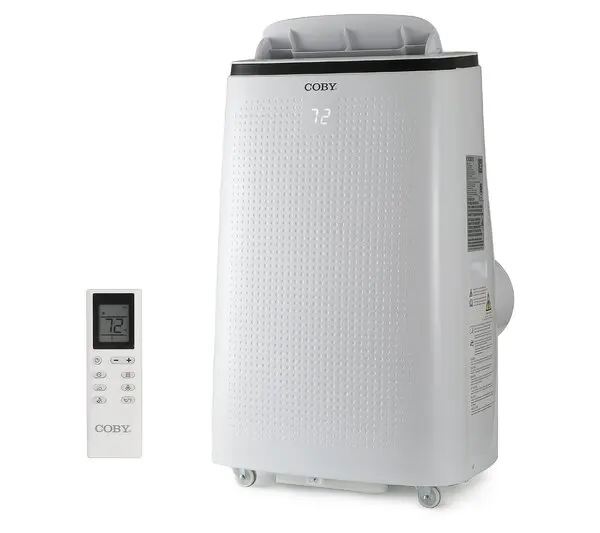 COBY 10,800 Btu Sacc/cec Portable Air Condition Er With Heat - One-color