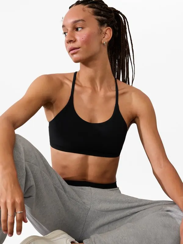 Athleta Transcend Scoop Sports Bra A-c - Black