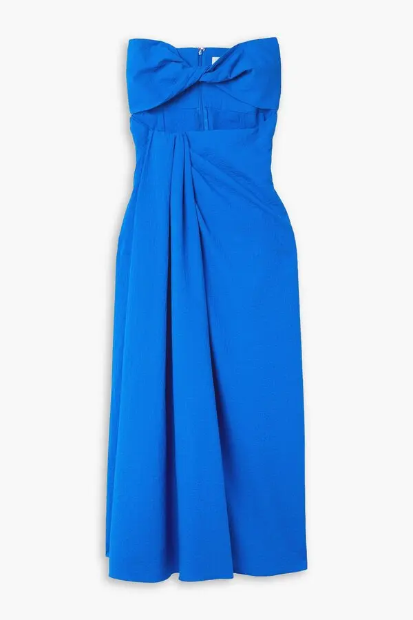 mara hoffman blue dress Greta Linen Dress main image 1