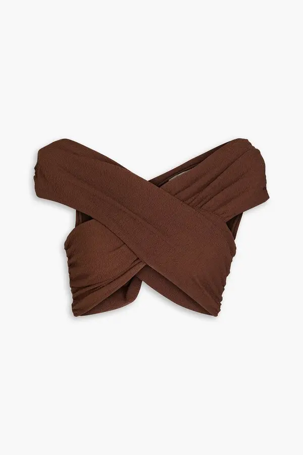 Mara Hoffman Lorina Stretchmatelassé Bikini Top