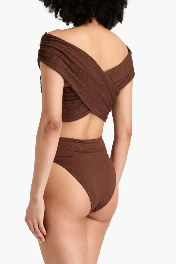 Mara Hoffman Lorina Stretchmatelassé Bikini Top