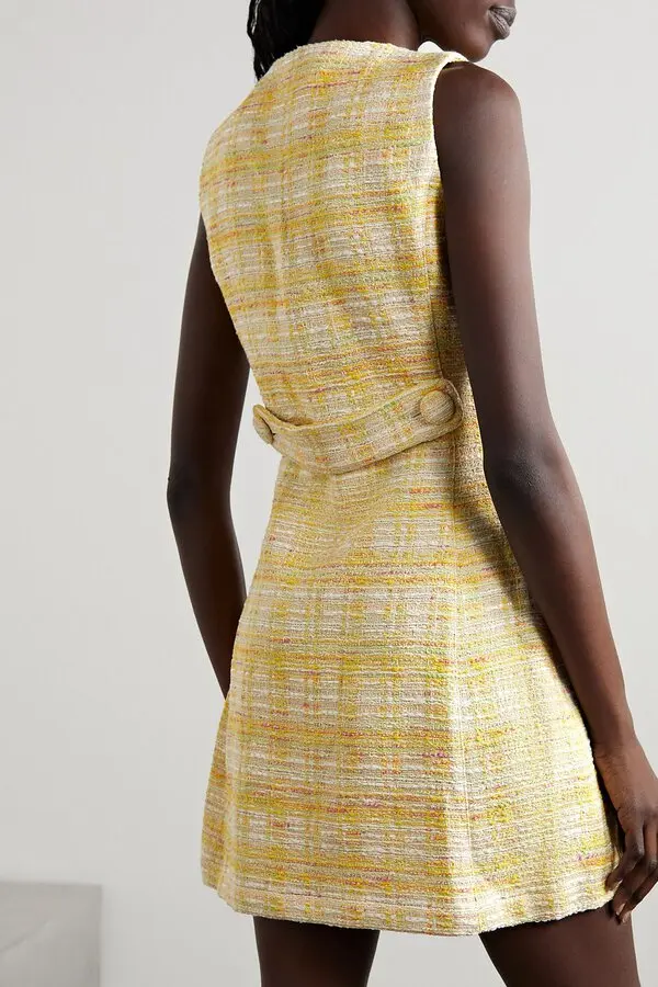 lisa marie fernandez gold dress Lisa Marie Fernandez yellow polka dot dress – reworn collective main image 0