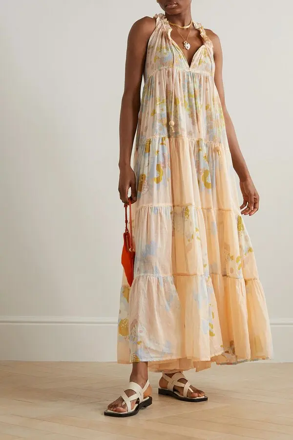 chinese dress ladies Hippie Soul maxi dress – NAOKO-STORE.com