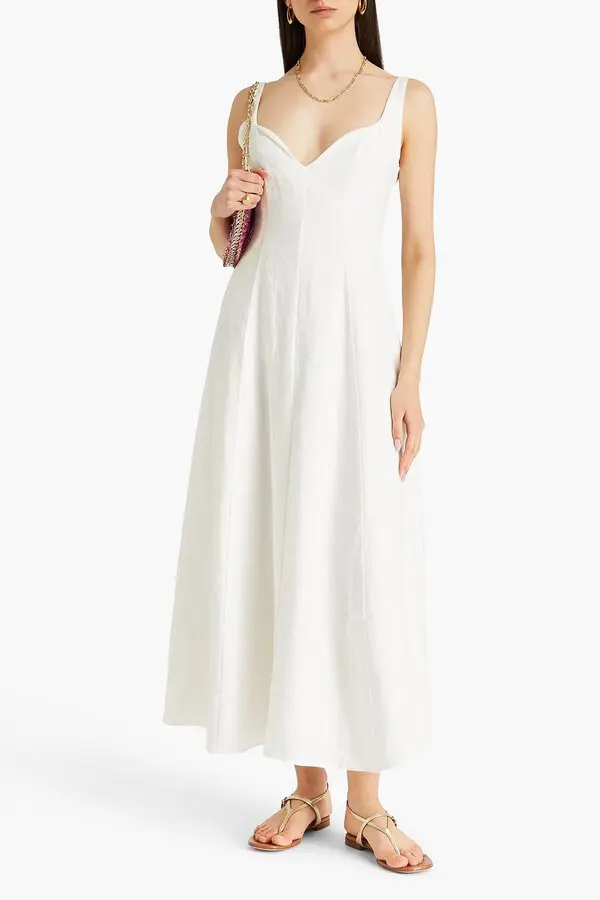 Mara Hoffman Perdita Hemp Midi Dress