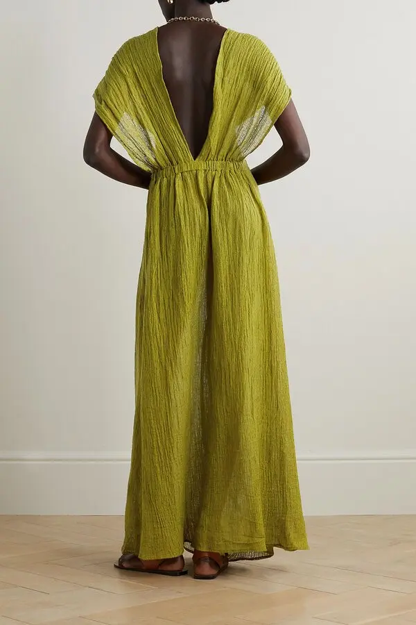 green emerald velvet dress Savannah Morrow Jaya Mini Dress in Agave  Coco & Lola