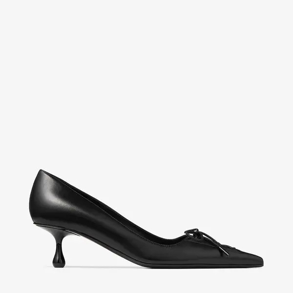 JIMMY CHOO Scarlett 50 Nappa Leather Pumps - Black