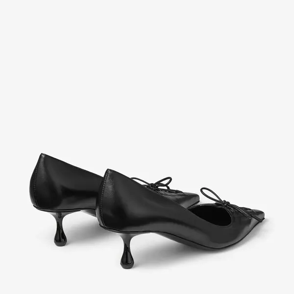 JIMMY CHOO Scarlett 50 Nappa Leather Pumps - Black