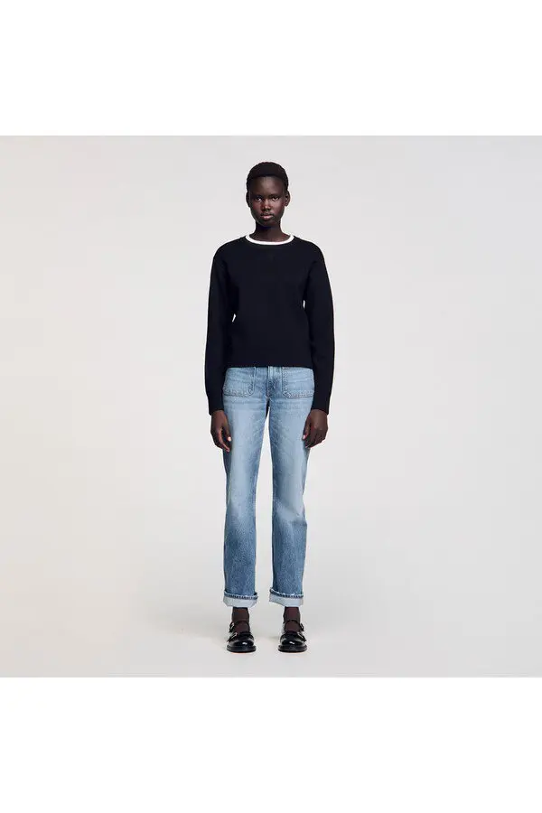 Sandro Wool Blend Sweater