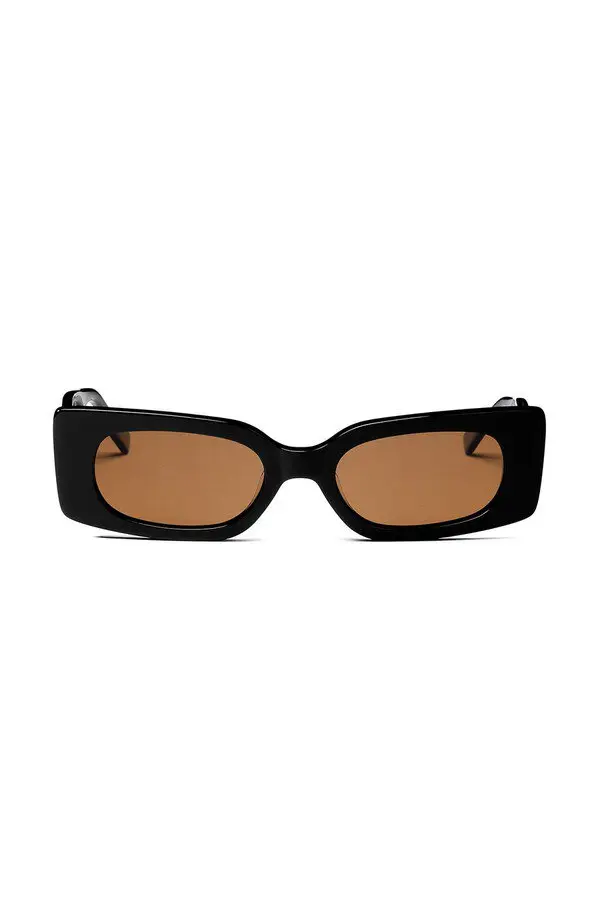 Velvet By Graham & Spencer Carli Slim Sunglasses - Black