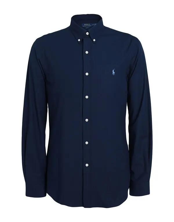 Polo Ralph Lauren Slim Fit Stretch Poplin Shirt - Blue