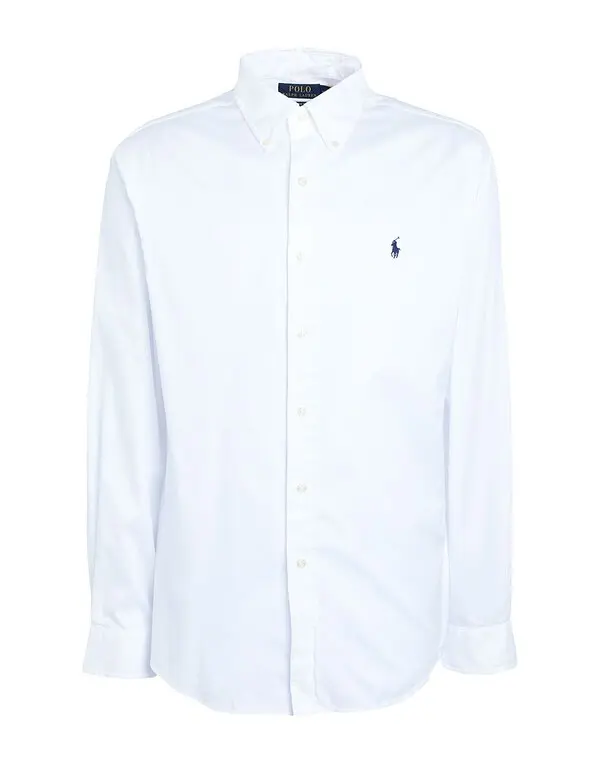Polo Ralph Lauren Slim Fit Stretch Poplin Shirt - White