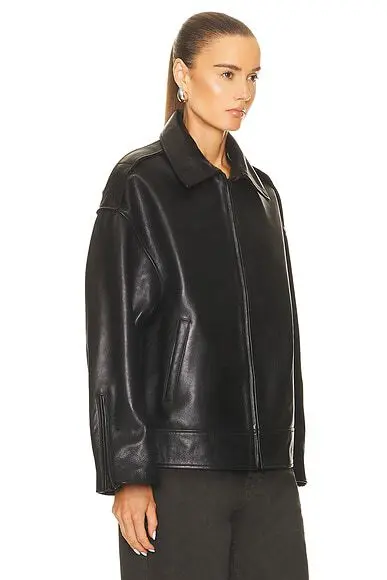 GRLFRND Alek Leather Jacket - Black